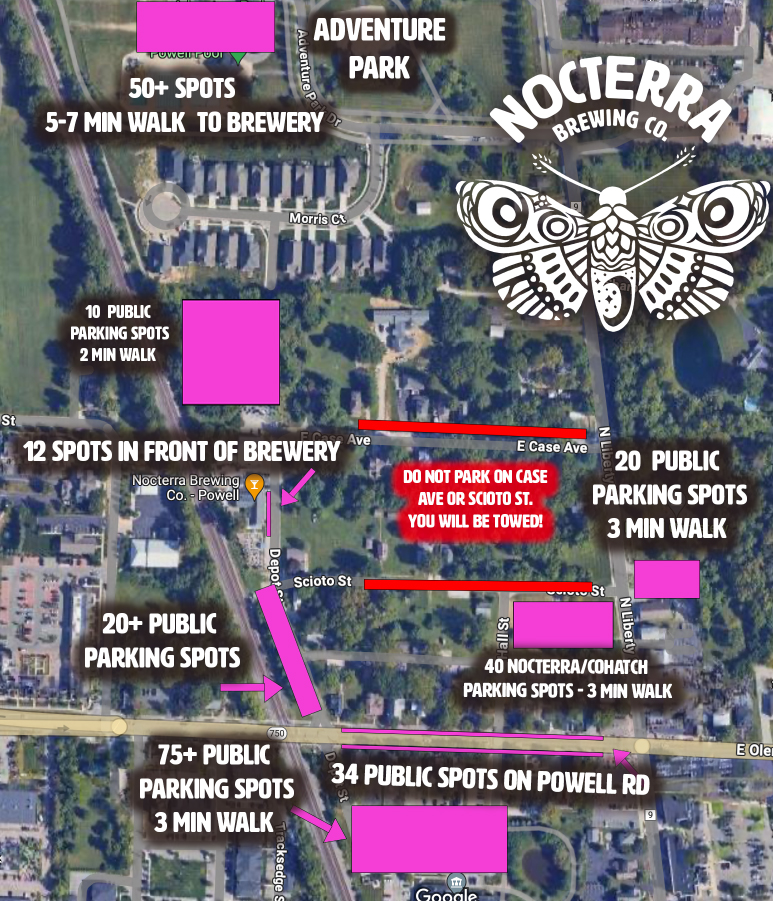 NOCTERRA POWELL PARKING - Nocterra Brewing Co.